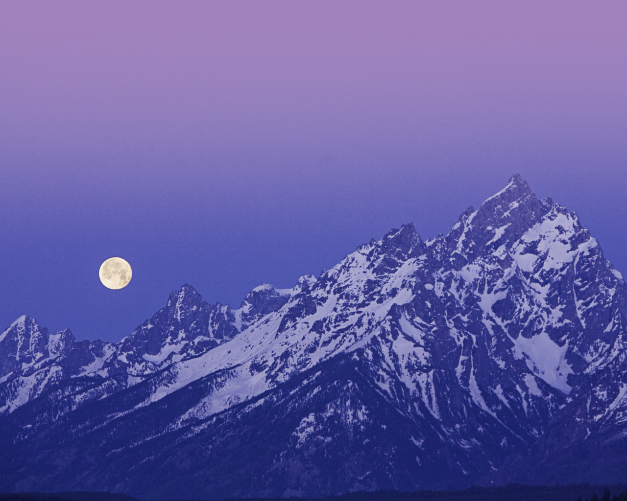 Full Moon over the Tetons, Jackson, Wyoming – Photography by Brian Luke ...